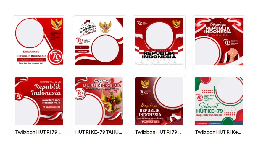 17 Link Twibbon HUT ke-79 RI, Desain Menarik dan Kekinian